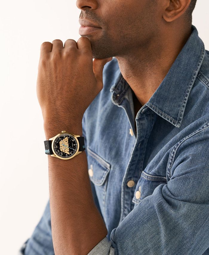 Fossil Unisex Special Edition Star Wars Three-Hand Black Silicone Watch ...