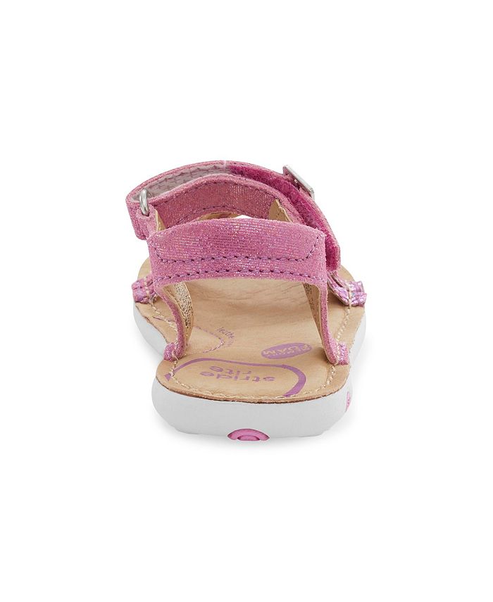 Stride Rite Toddler Girls SRTech Monique Leather Sandals - Macy's