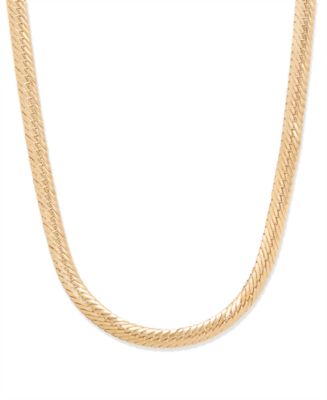 brook & york 14K Gold-Plated Wells Chain Necklace - Macy's