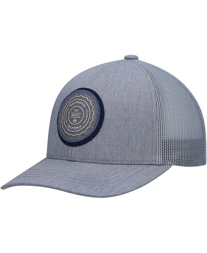 Travis Mathew Big Boys and Girls Heathered Gray The Patch Trucker ...