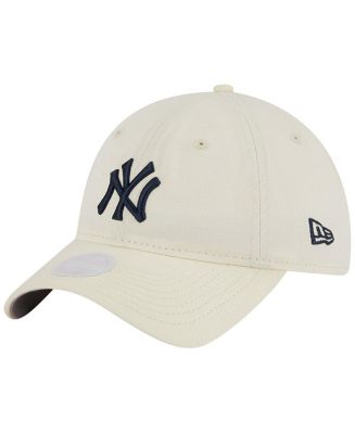 Women's New Era Cream New York Yankees Chrome Core Classic 9Twenty ...