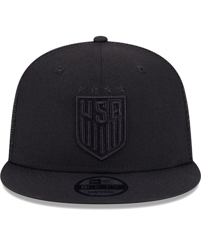 New Era Men's Black Uswnt Logo Classic 9Fifty Trucker Snapback Hat - Macy's