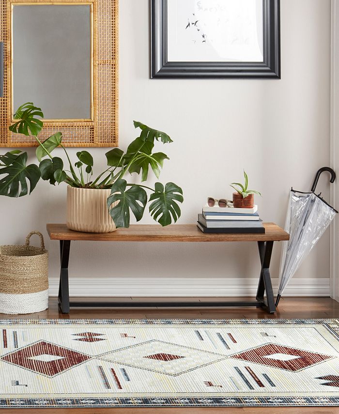 Global Rug Designs Cherish Washable Rug CWR01 5'2" x 7'2" Area Rug - Macy's