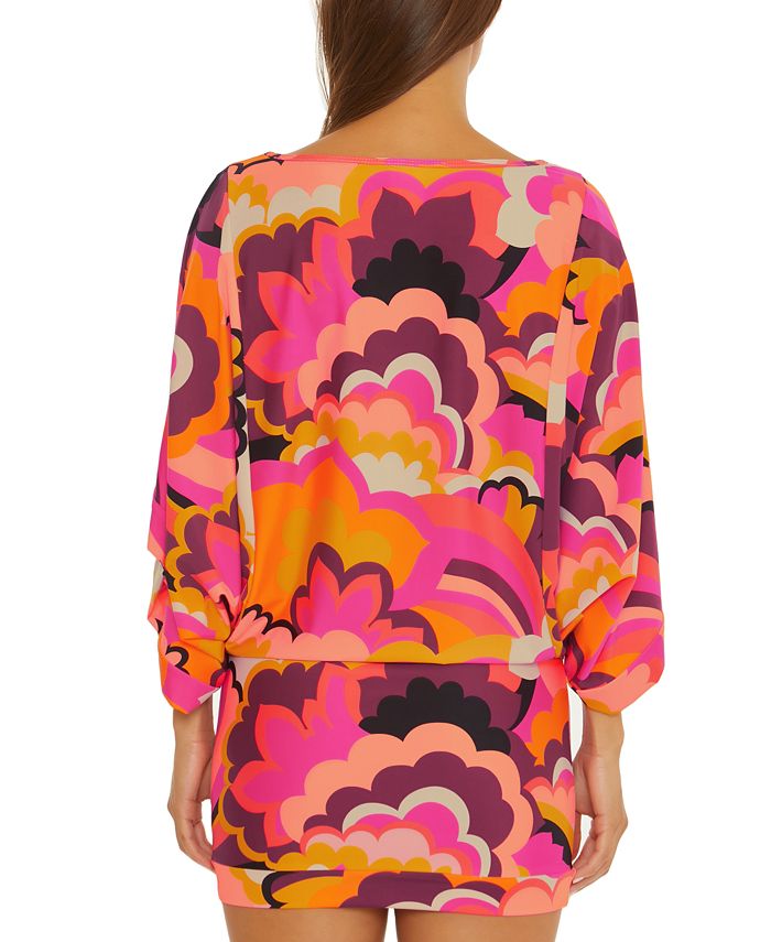 Trina Turk Women's Fan Faire Tunic Dress Cover-Up - Macy's