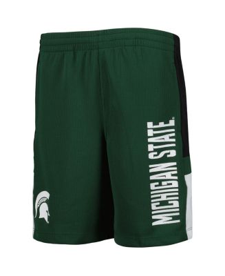 Big Boys and Girls Green Michigan State Spartans Lateral Mesh ...
