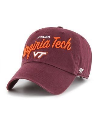 Women's '47 Brand Maroon Virginia Tech Hokies Phoebe Clean Up ...