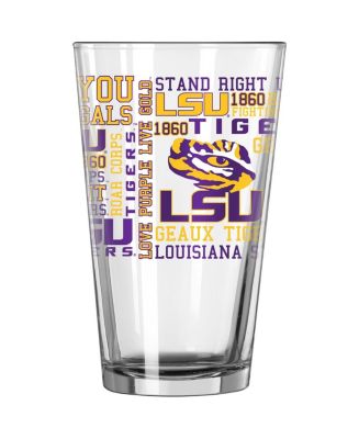 LSU Tigers 16 Oz Team Spirit Pint Glass - Macy's