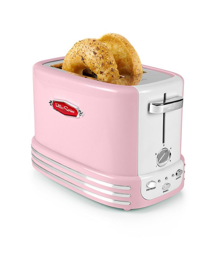 Nostalgia Retro 19.75" 2 Slice Bagel Toaster - Macy's