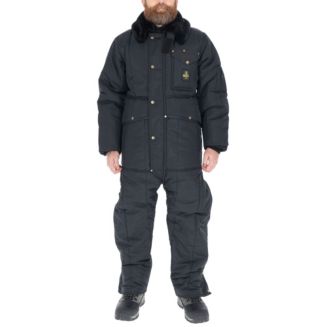 RefrigiWear Men's Iron-Tuff Insulated Coveralls with Hood - Heavy-Duty ...