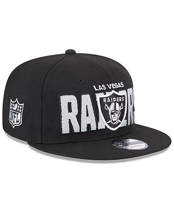 New Era Men's Black Las Vegas Raiders 2023 NFL Draft 9FIFTY Snapback ...