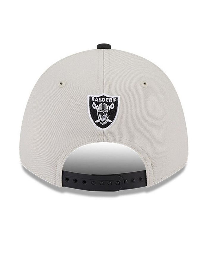New Era Men's Stone, Black Las Vegas Raiders 2023 NFL Draft 9FORTY Adjustable Hat - Macy's