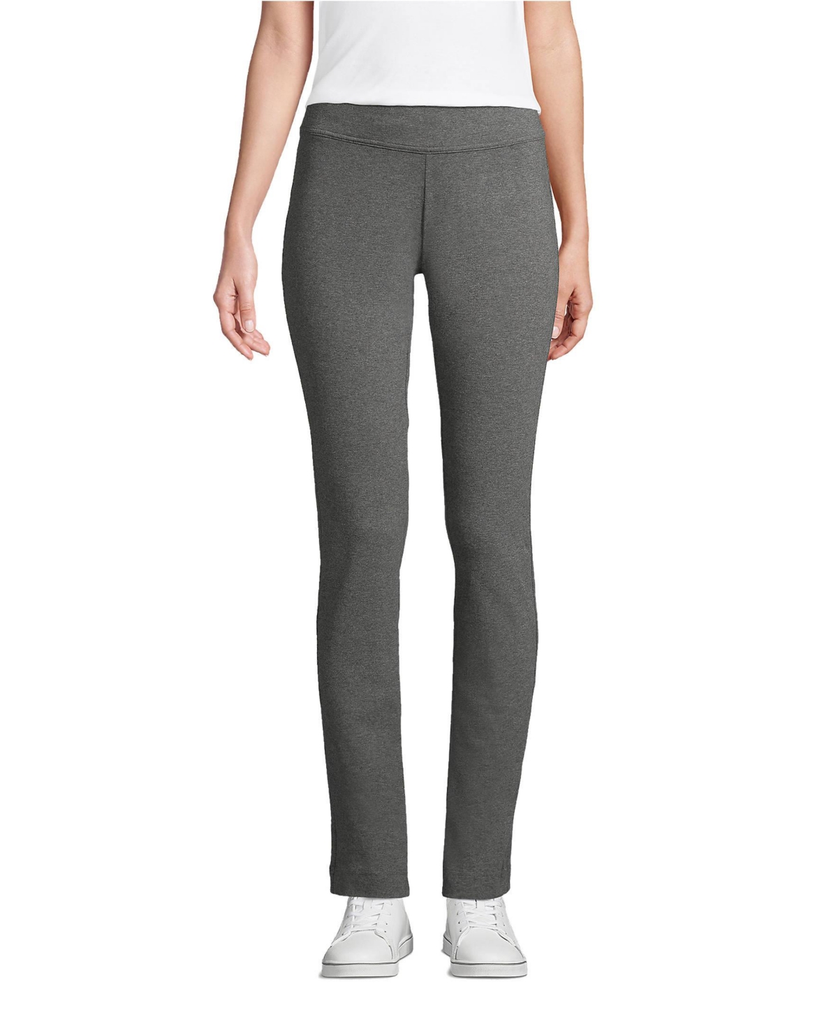 Click here for Lands End Petite Starfish Mid Rise Slim Leg Pants... prices