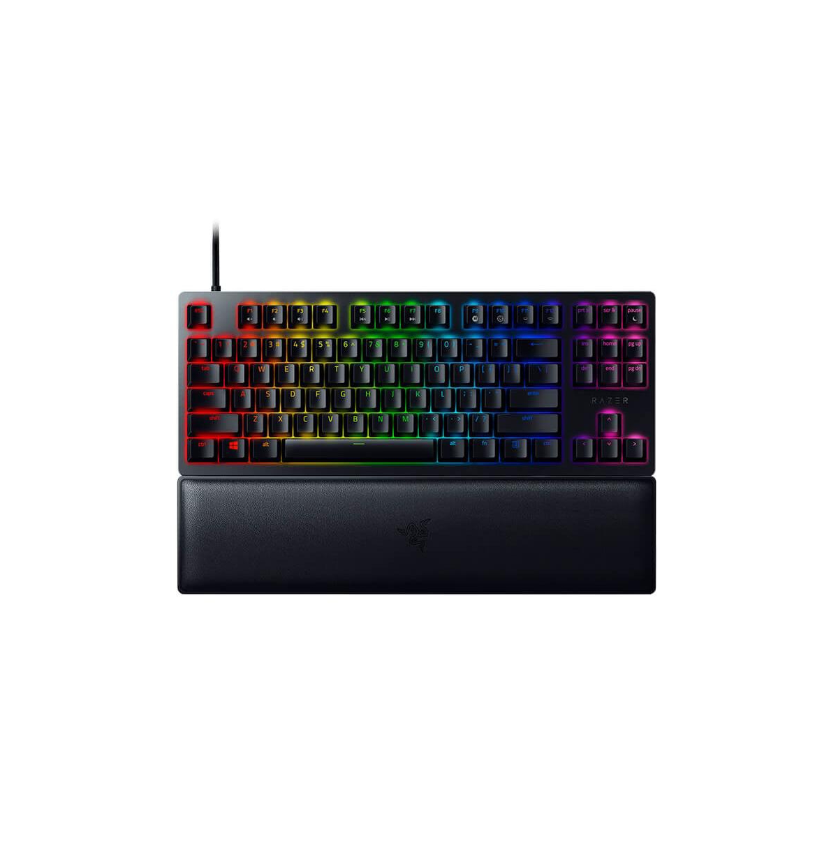 Razer Huntsman V2 Tenkeyless Optical Gaming Keyboard (linear Red Switch ...