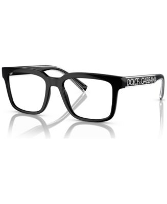 Dolce&Gabbana Men's Square Eyeglasses, DG5101 52 - Macy's