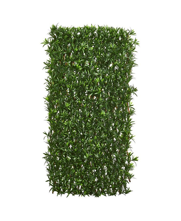 Nearly Natural 39" Podocarpus Expandable, UV Resistant & Waterproof ...