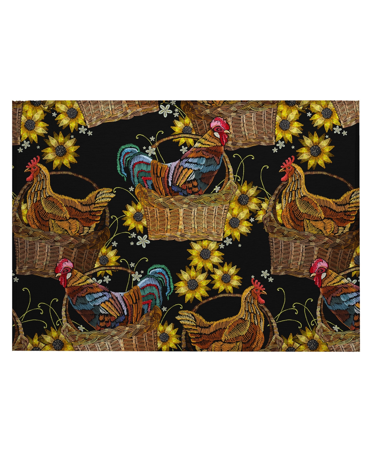 Click here for Dalyn Kendall Kitchen KE2 18 x 26 Area Rug - Black prices