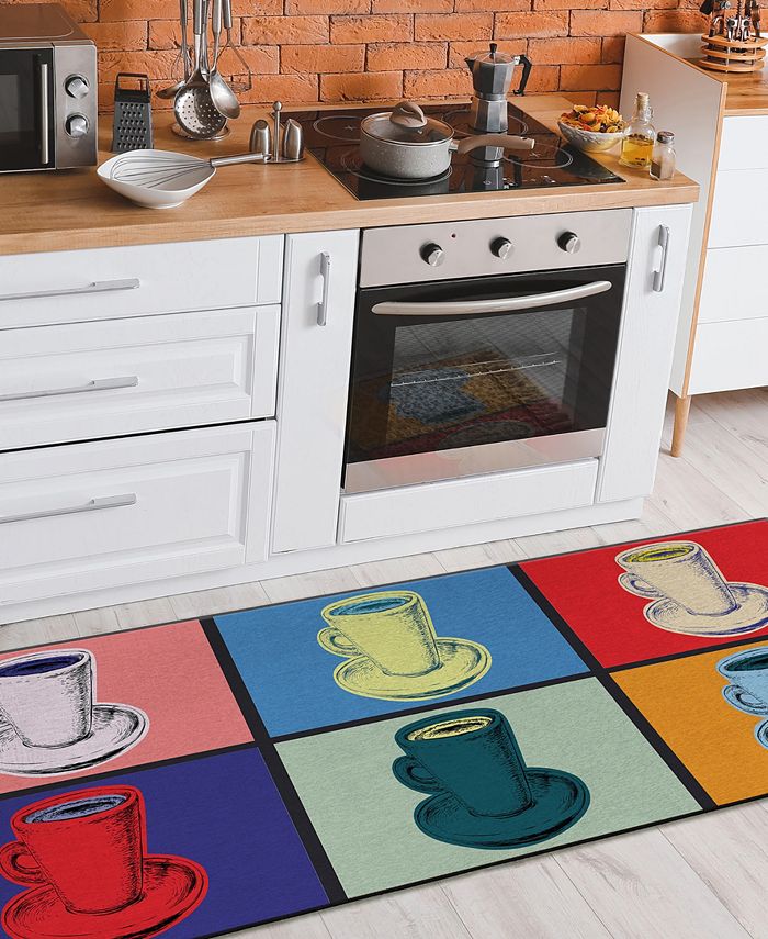 D Style Vertes Kitchen VRT10 Area Rug - Macy's