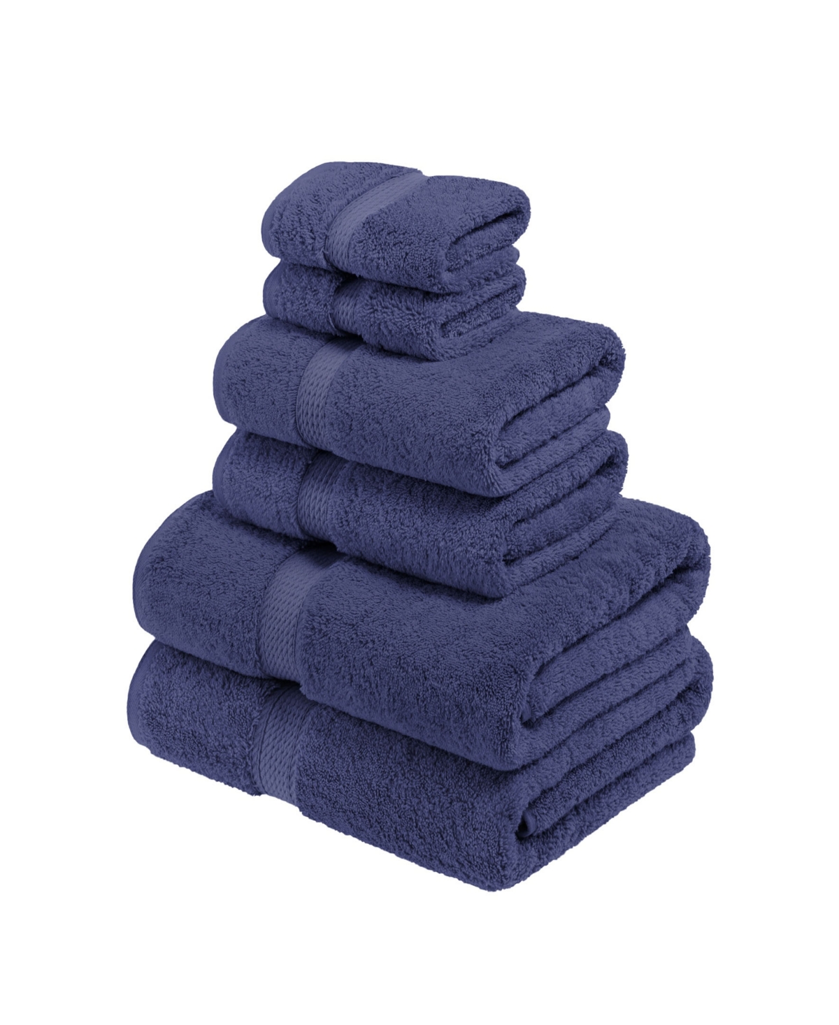 Click here for Superior 100 Egyptian Cotton 6-Pc Towel Set - Navy... prices
