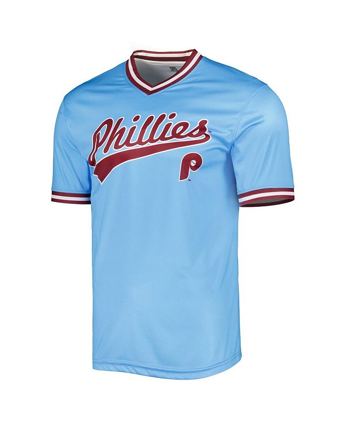 Stitches Men's Light Blue Philadelphia Phillies Cooperstown Collection ...
