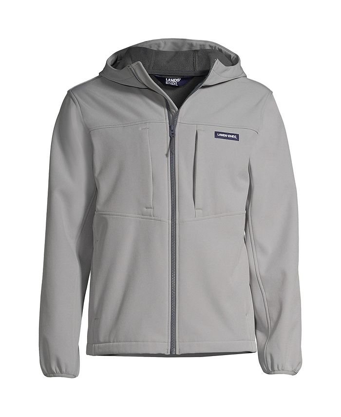 Lands' End Men's Softshell Stretch Fleece Jacket - Macy's