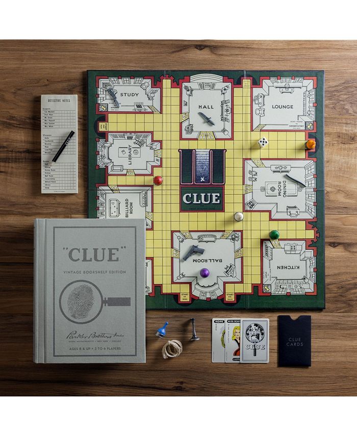 WS Game Company Vintage- Like Bookshelf Assortment- Monopoly, Scrabble ...