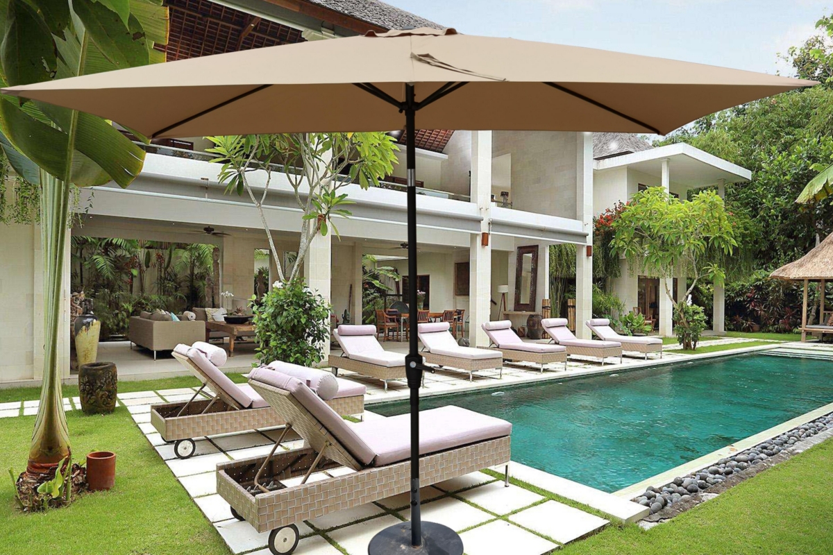 Click here for Streamdale 9-ft Waterproof Patio Umbrella with Cra... prices