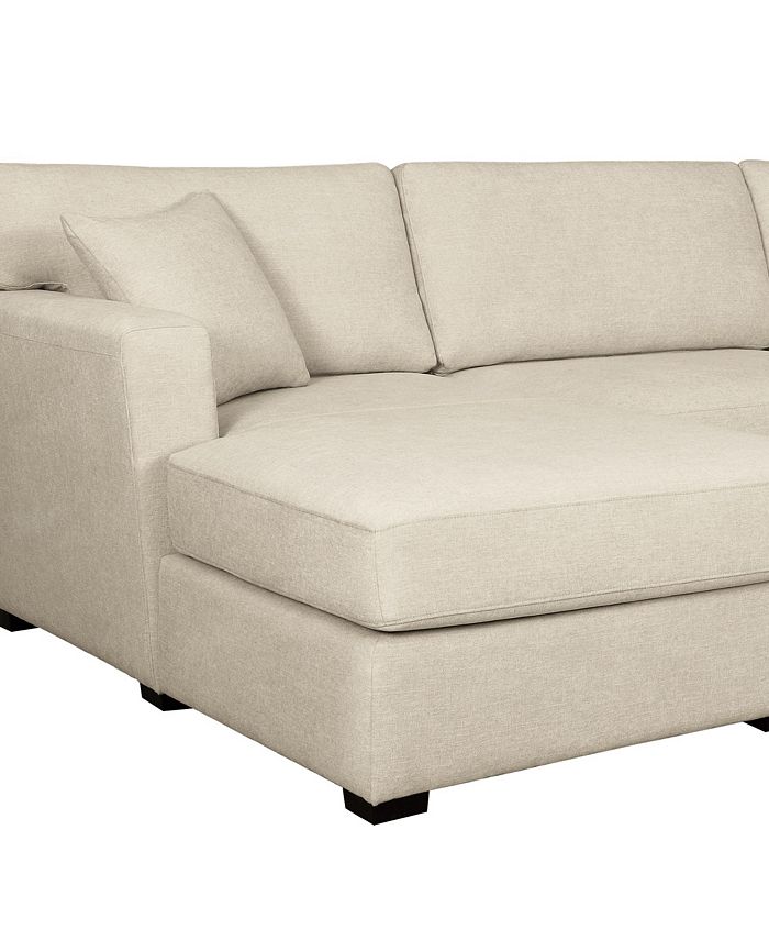 Abbyson Living Elizabeth 3 Piece Stain-Resistant Fabric Cuddler ...