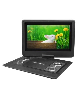 Trexonic 12.5 Inch Portable TV+DVD Player with Color TFT LED Screen and ...
