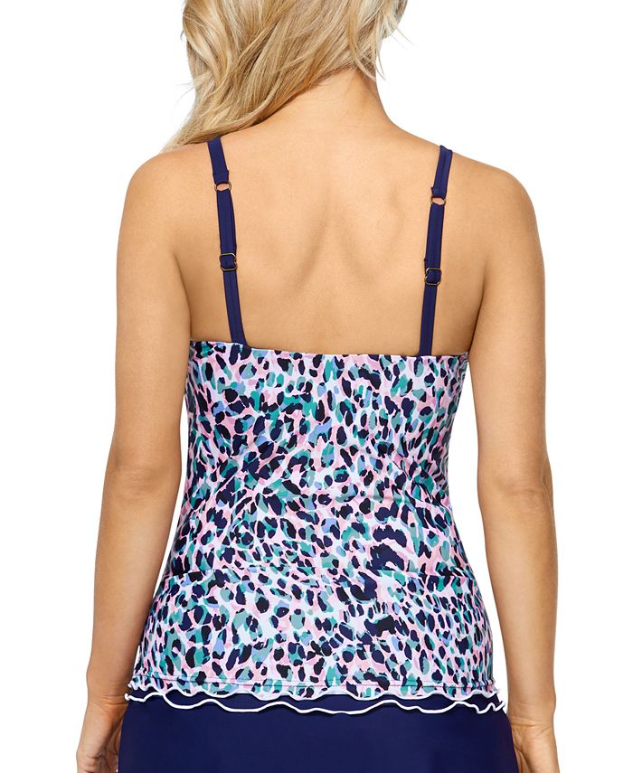Island Escape Women's Mariposa Underwire Tankini Top, Created For Macy ...