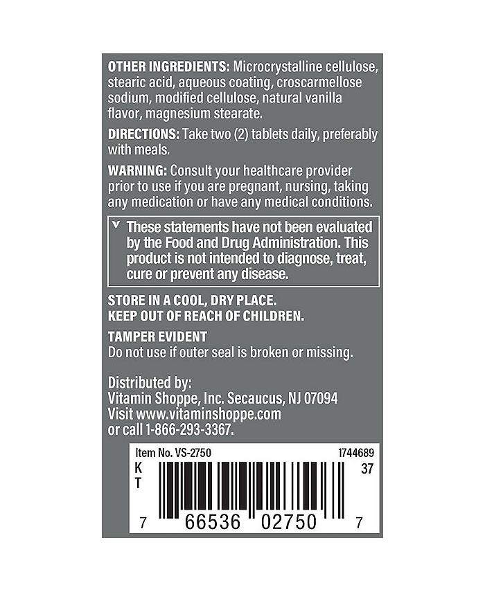 The Vitamin Shoppe Ultimate Man Multivitamin & Multimineral - Energy ...