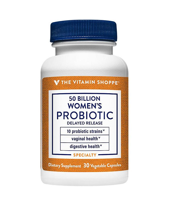 The Vitamin Shoppe Women's Probiotic - 50 Billion CFUs - Delayed ...