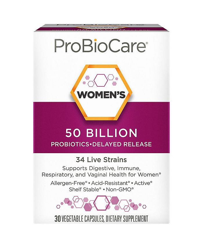 ProBioCare Probiotic for Women - 50 Billion CFUs - Supports Digestive ...