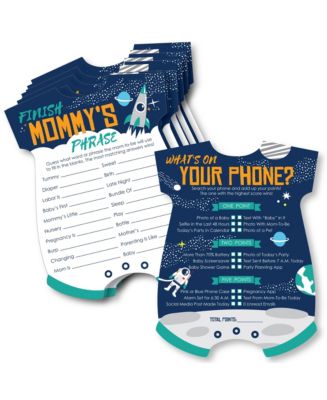 Big Dot of Happiness Blast Off to Outer Space 2-in-1 Baby Shower ...