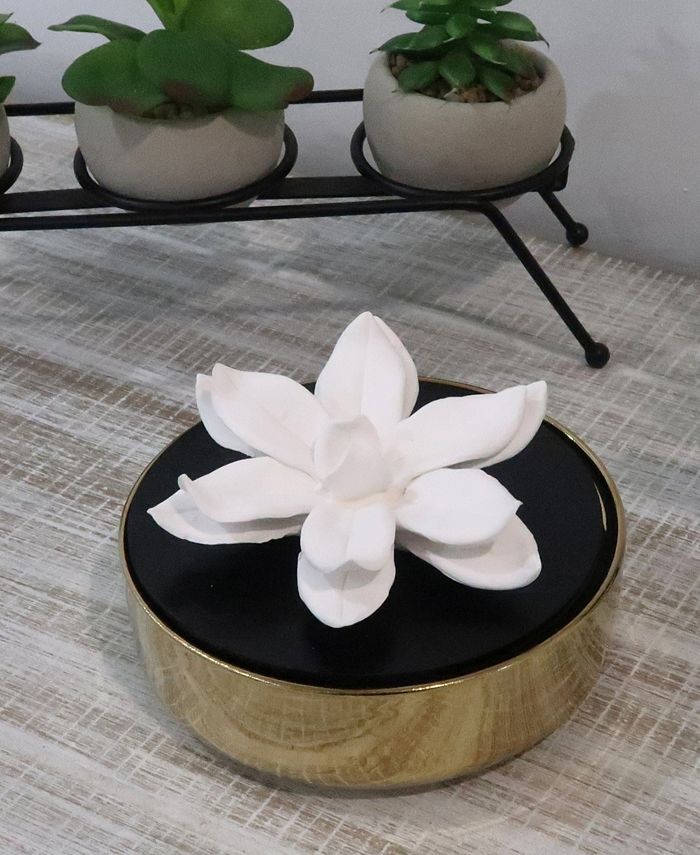 Vivience Hemispheric Shape Diffuser Lid or Flower, 'Irish And Rose ...
