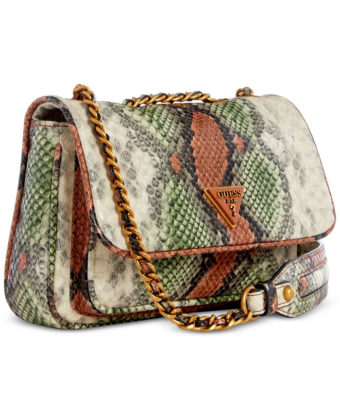 GUESS Becci Mini Python Convertible Chain Crossbody - Macy's