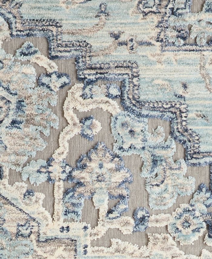 Laura Ashley Randy Turkish Mystic Chenille Accent Rug, 40" x 60" - Macy's