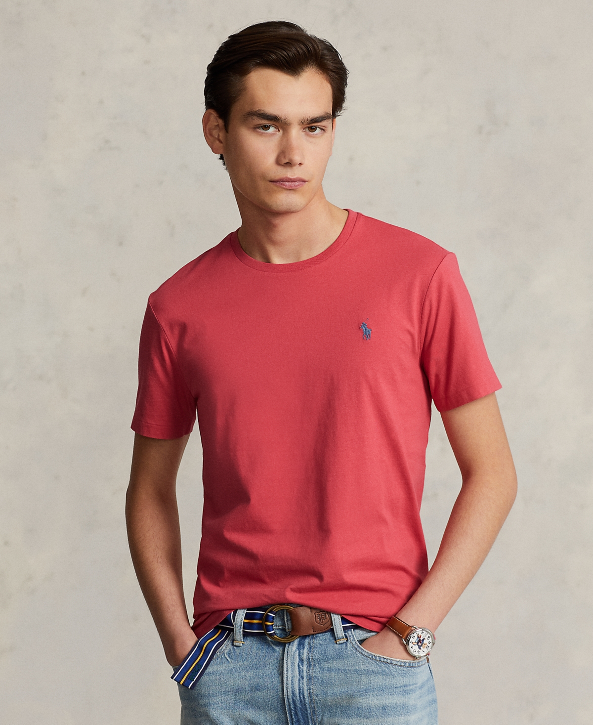 Click here for Polo Ralph Lauren Mens Classic Fit Crew Neck T-Shi... prices