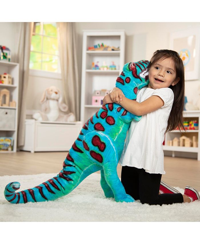 Melissa and Doug Melissa & Doug T-Rex Dinosaur - Lifelike Stuffed ...