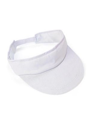 Fun Express DIY Cotton White Visors - Set of 12 - Macy's
