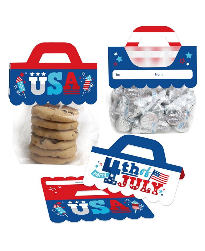 Big Dot of Happiness Firecracker 4th of July Red, White & Royal Blue ...