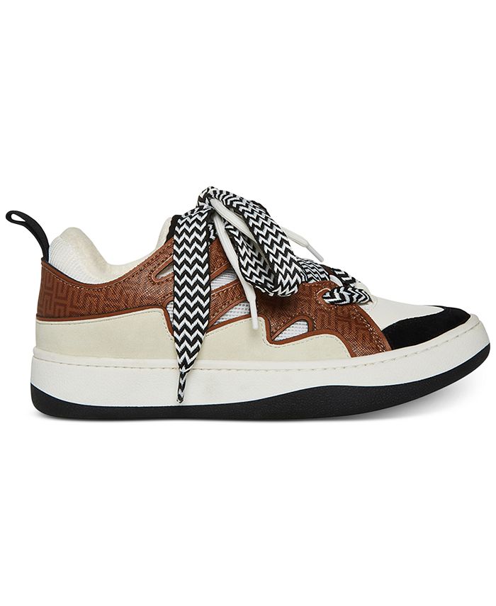 Steve Madden Women's Roaring Lace-Up Court Sneakers - Macy's