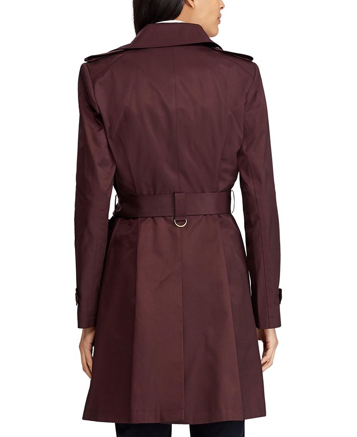 Lauren Ralph Lauren Women's Belted Water-Resistant Trench Coat - Macy's