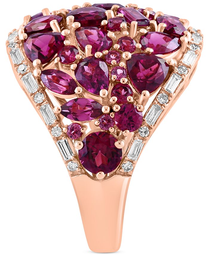 EFFY Collection EFFY® Rhodolite (6-1/10 ct. t.w.) & Diamond (1/3 ct. t ...