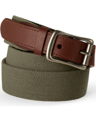 Lands' End Men's Elastic Surcingle Belt - Macy's