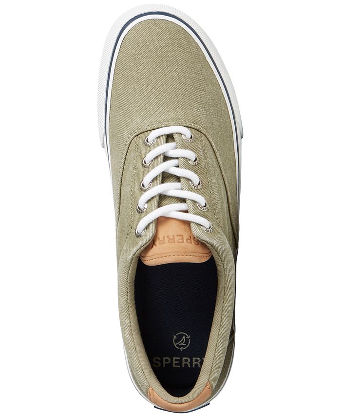 Sperry Men's Striper II CVO SW Twill Lace-Up Sneakers - Macy's