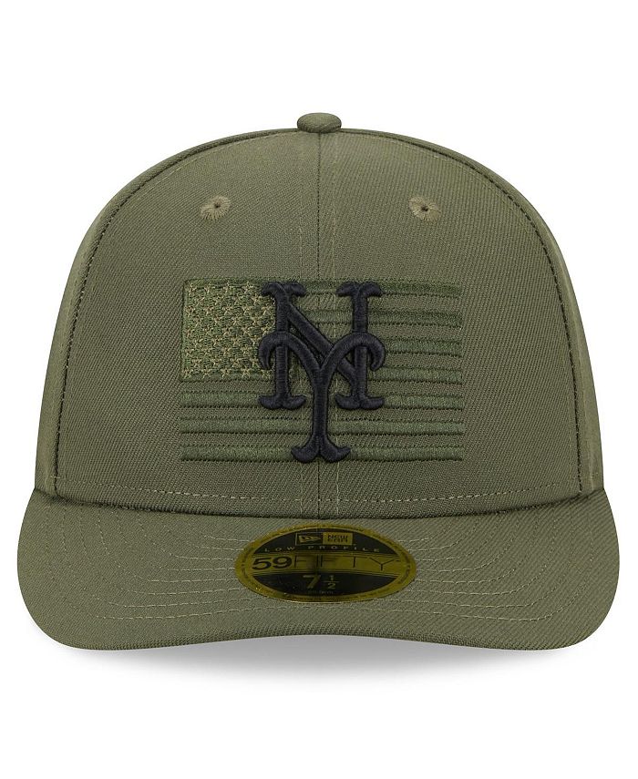 New Era Men's Green New York Mets 2023 Armed Forces Day Low Profile ...