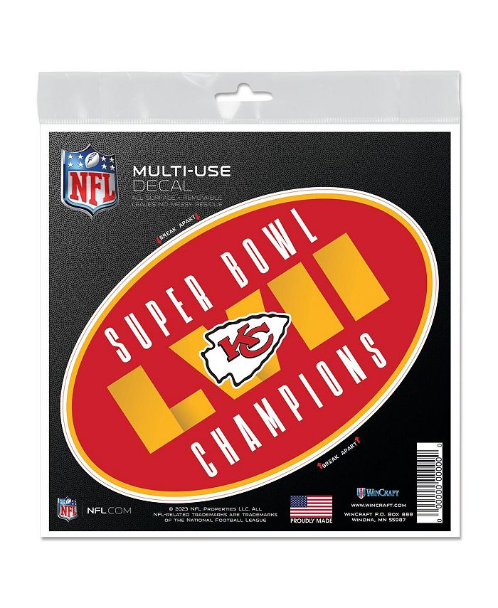 Wincraft Kansas City Chiefs Super Bowl LVII Champions 6'' x 6'' Multi ...