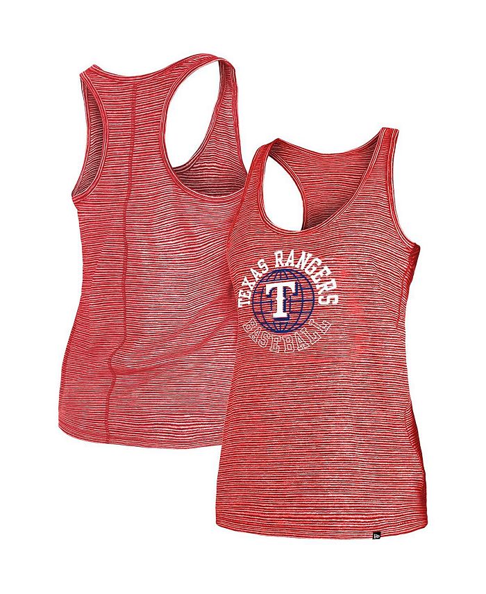 New Era Women's Red Texas Rangers Active Racerback Tank Top - Macy's