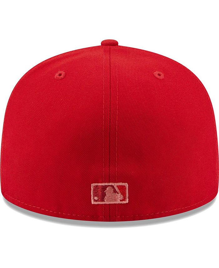 New Era Men's Red Cincinnati Reds Monochrome Camo 59FIFTY Fitted Hat ...