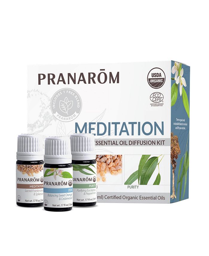 Pranarom Meditation Diffusion Blend Kit (3 x 5ml) Kit - Macy's